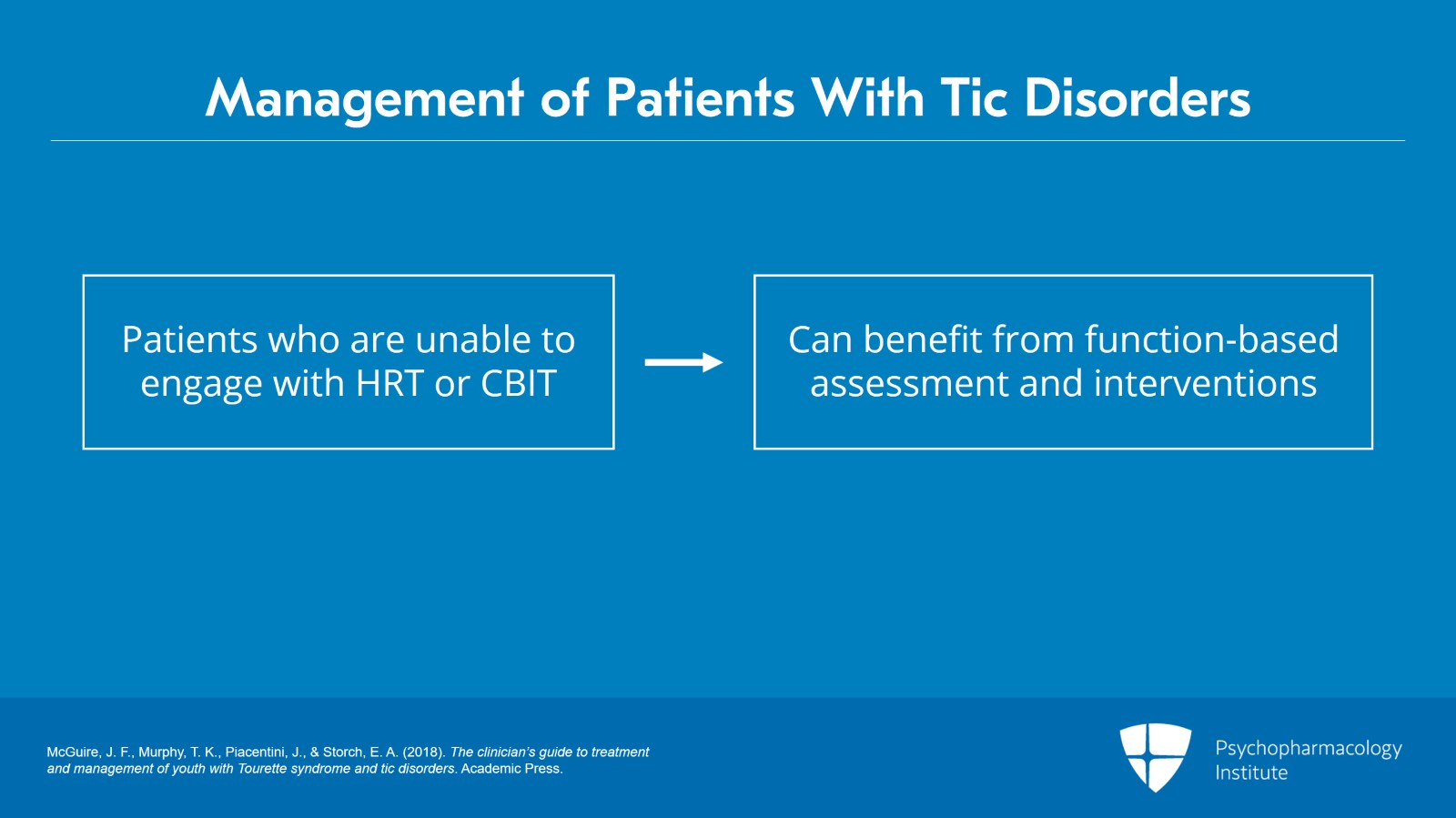Treatment Optimization for Tic Disorders | Psychopharmacology Institute